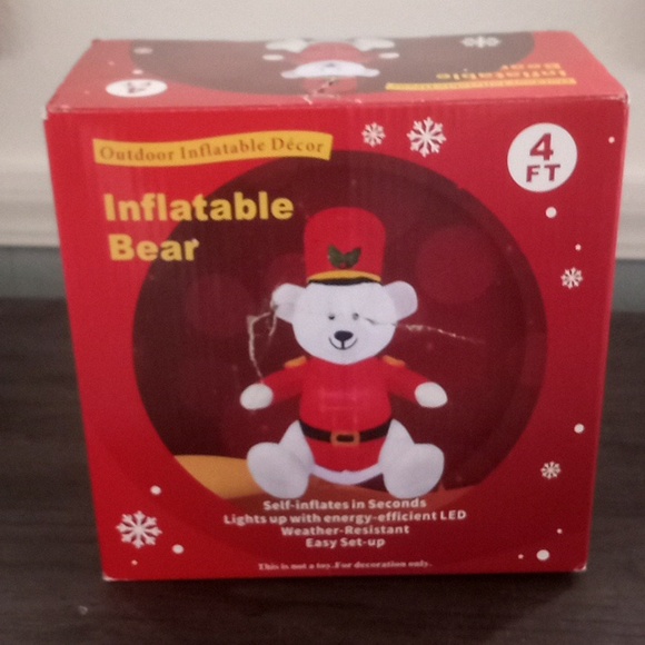 Holiday | Inflatable Bear Outdoor Decor 4 Ft High | Poshmark